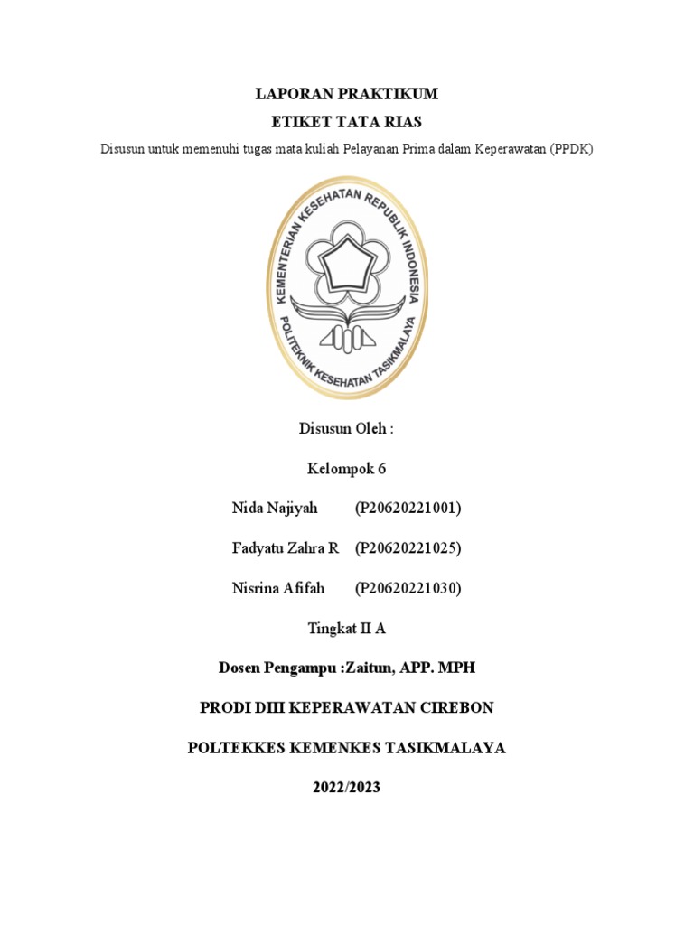 Laprak Etika Tata Rias | PDF