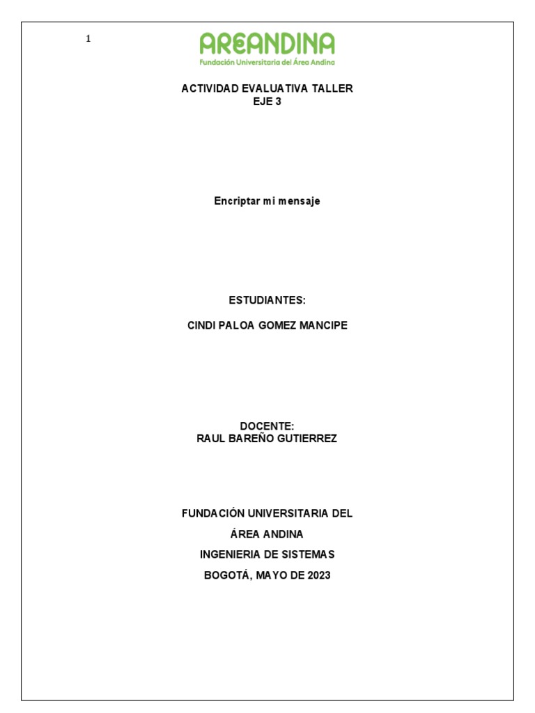 Encriptar Mensaje | PDF | Cifrado | Clave (criptografía)