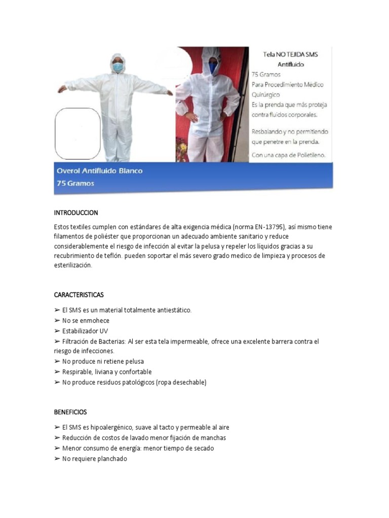 OVEROL 70 GR - FICHA TECNICA | PDF