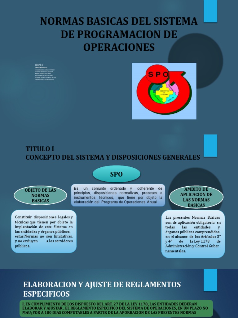 Normas Basicas Del Sistema de Programacion de Operaciones | PDF | Finanzas y dinero