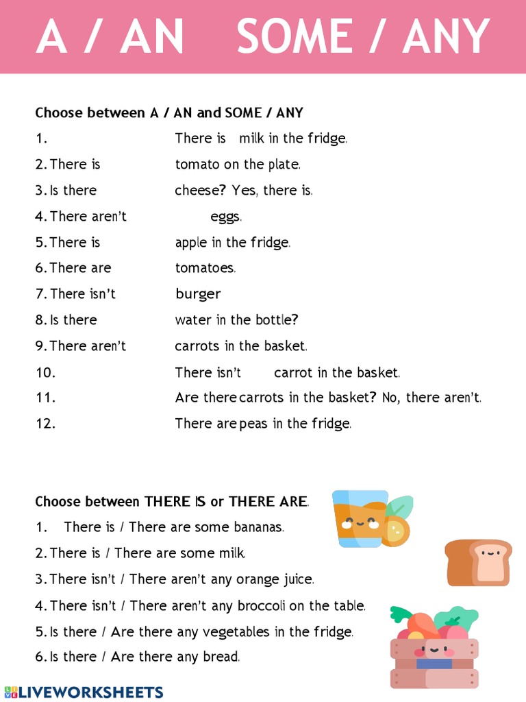 There Is - There Are - Some - Any | PDF