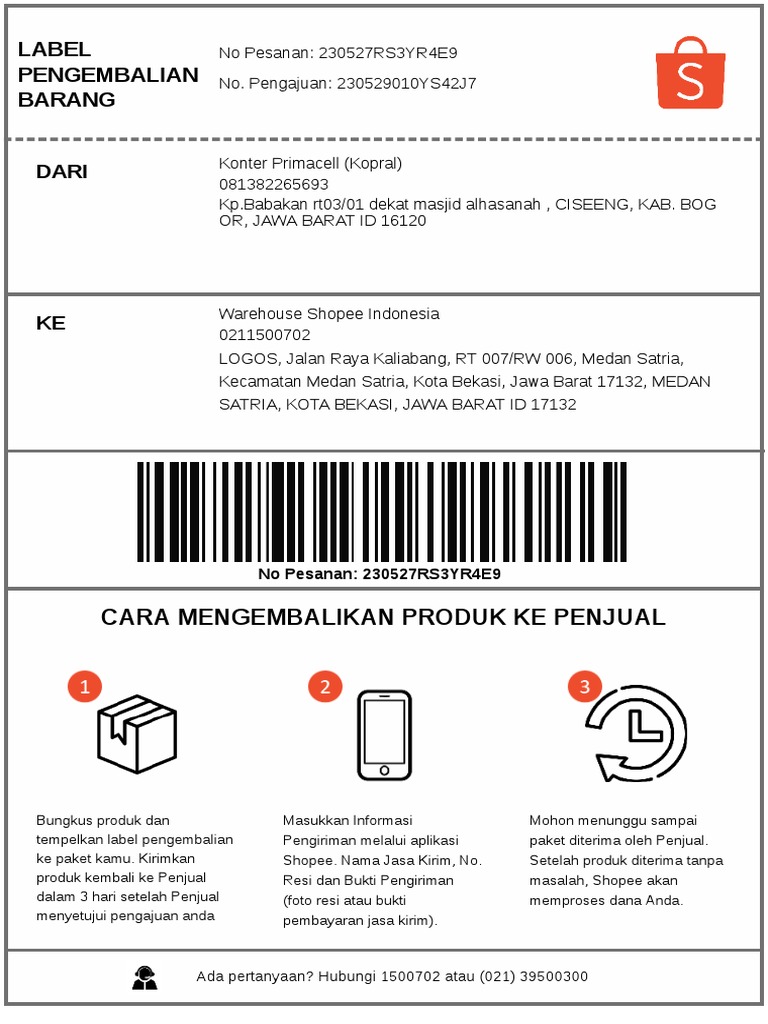 Get Return Label | PDF