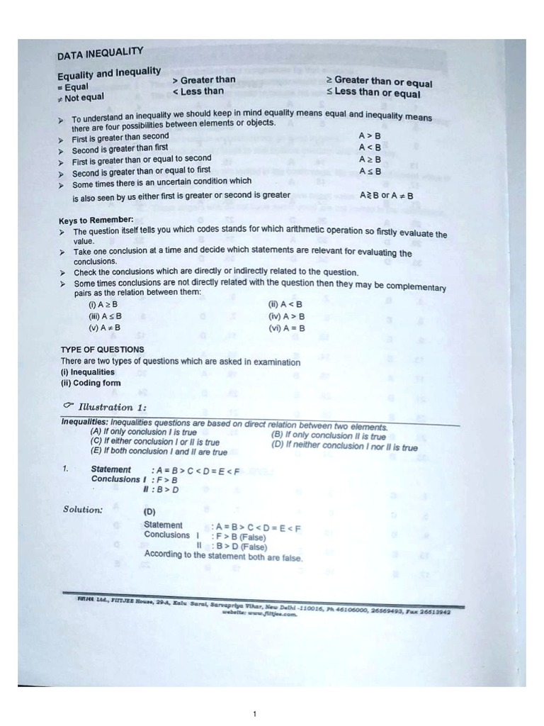 Data Inequality | PDF