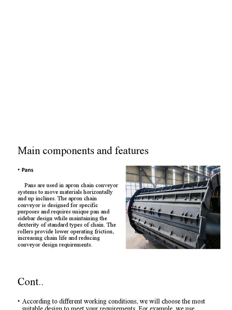 Apron Conveyor Components Overview | PDF