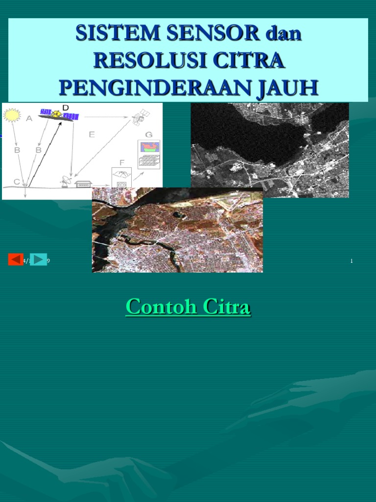 0.0.4-5. Sistem Sensor Dan Resolusi Citra 2019 | PDF | Sains & Matematika