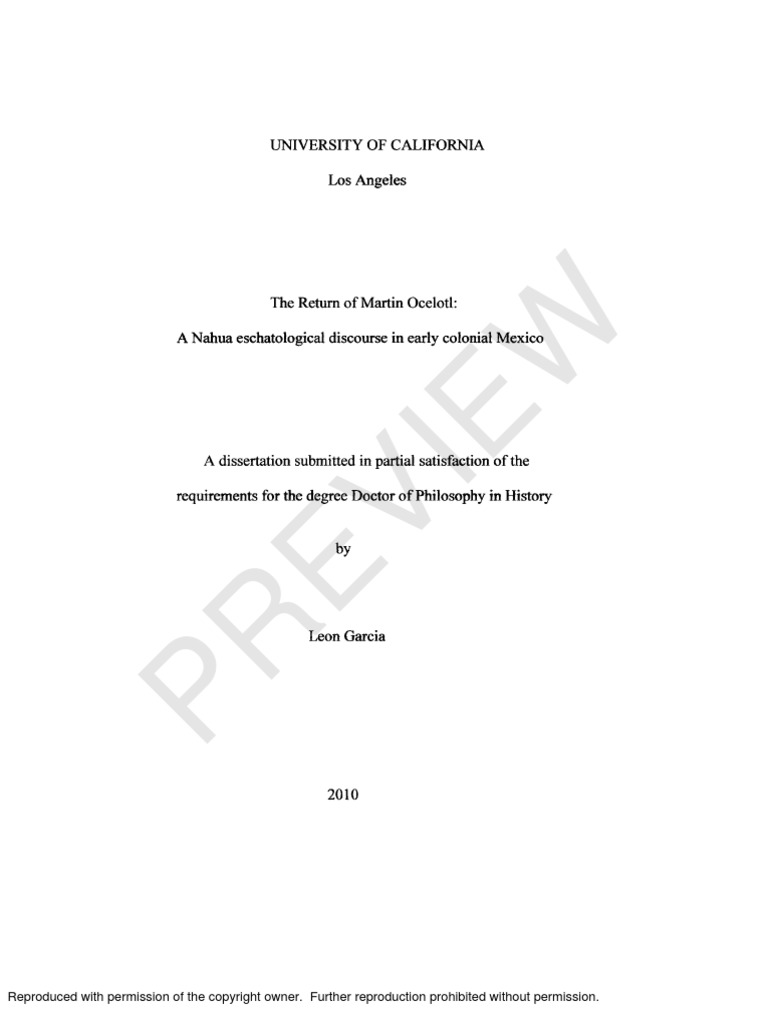 The Return of Martin Ocelotl | PDF