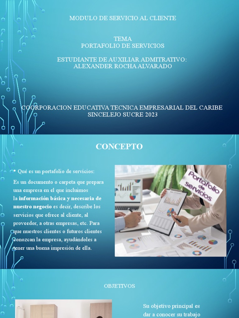 Diapositivas Alexander Rocha | PDF | Calidad (comercial) | Cliente