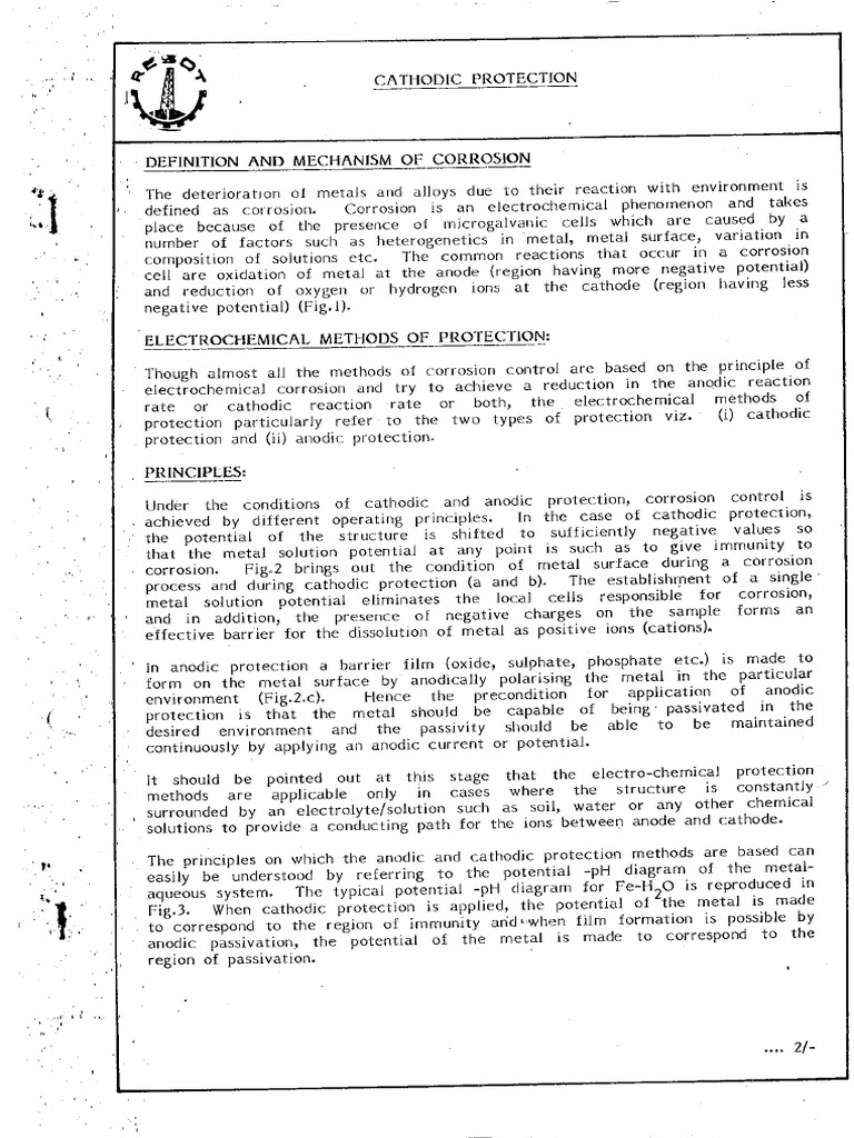 Cathodic Protection | PDF
