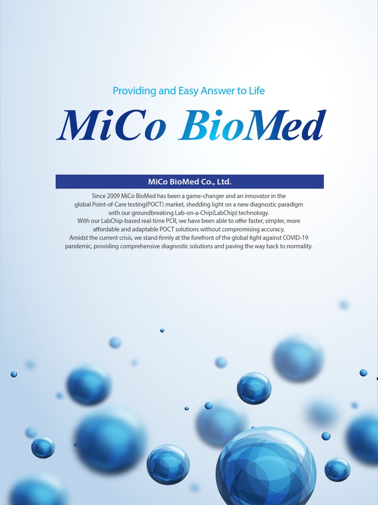 (MiCo BioMed) Leaflet 2 | PDF | Elisa | Real Time Polymerase Chain Reaction