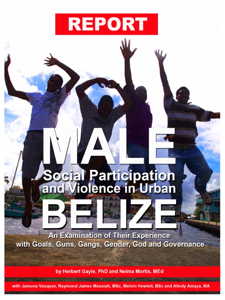 Male Social Participation and Violence in Urban Belize Book Mark | PDF | Violence | Belize