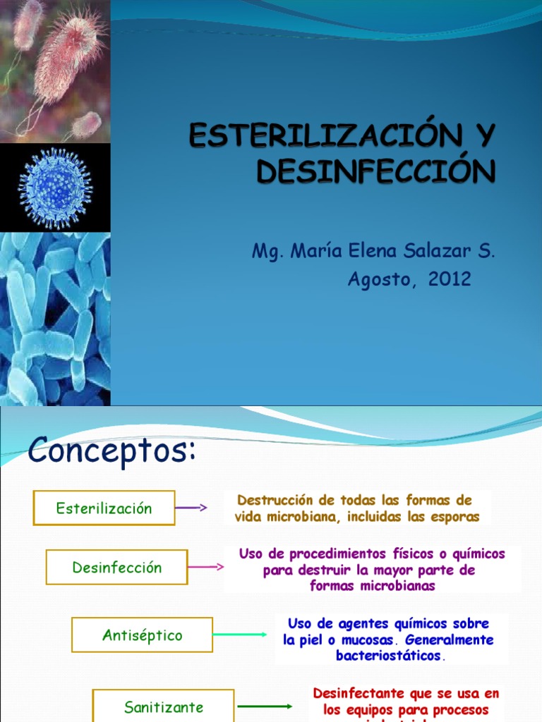 MICRO Clase 2-2012 | PDF | Esterilización (Microbiología) | Cloro