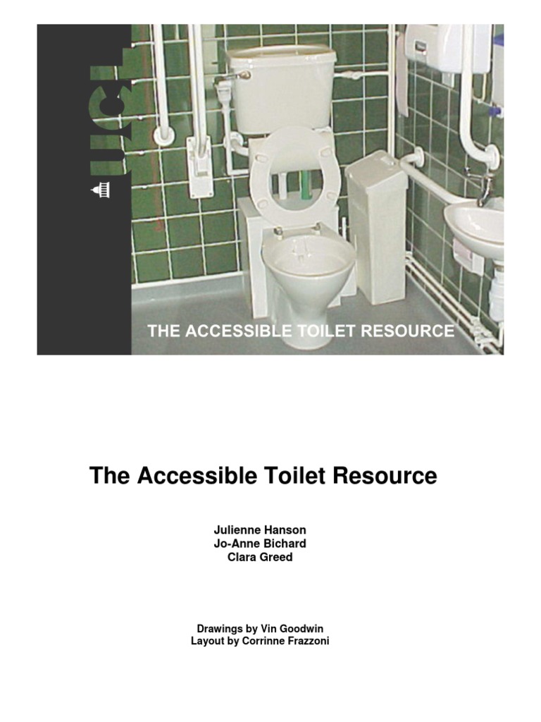 The Accessible Toilet Design Resource | PDF | Public Toilet ...