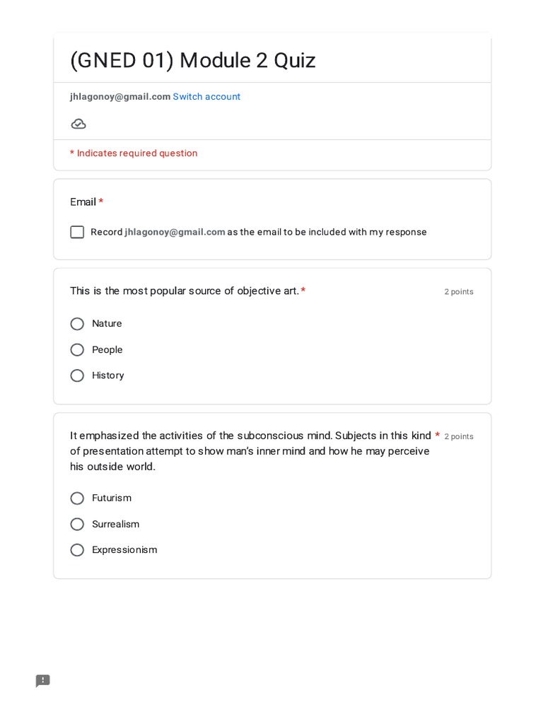 (GNED 01) Module 2 Quiz | PDF