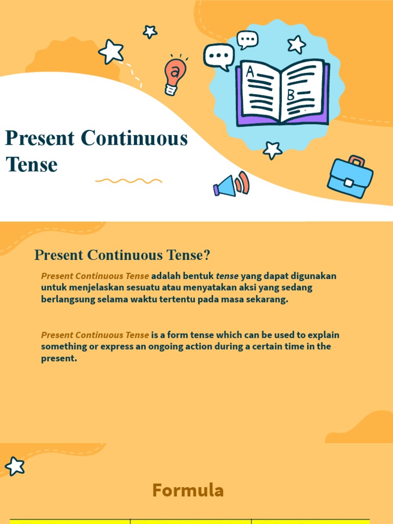 Present Continuous Tense (1) | PDF
