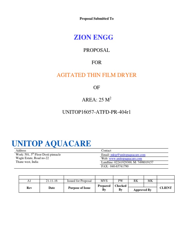 ATFD QUOTEr1 | PDF | Pump | Electric Motor