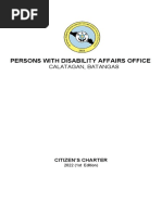 RA 10070 PWD Affairs Office PDAO | PDF | Government | Justice