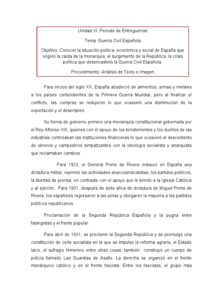 6. Guerrra Civil Española | PDF | guerra civil Española | Francisco franco