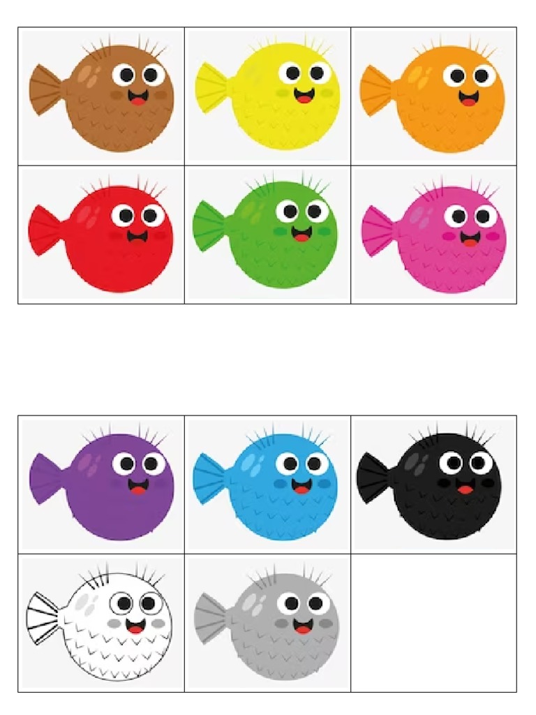 Anexo 1 - Fichas de Colores | PDF