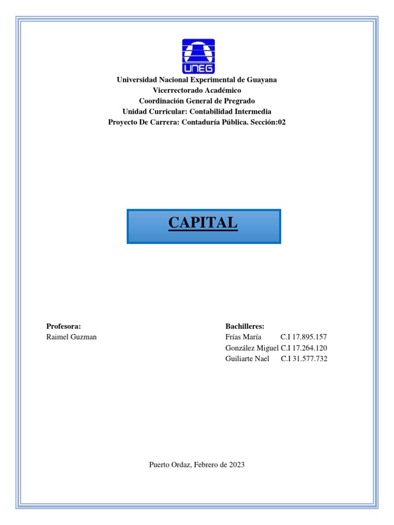 CAPITAL | PDF