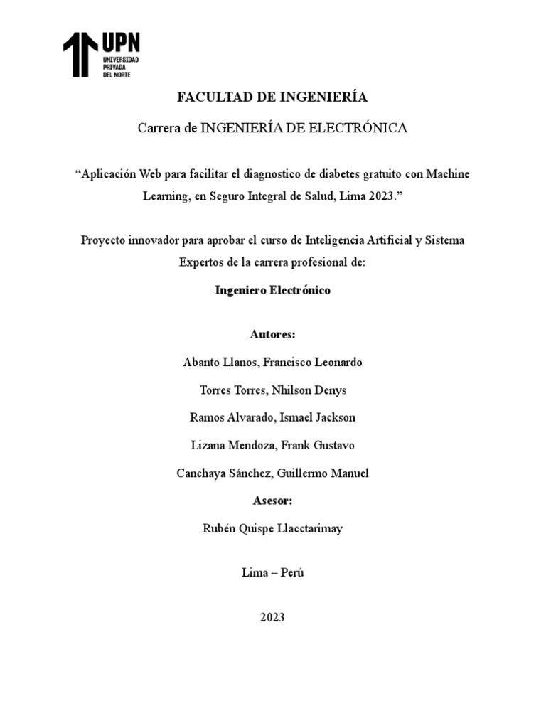 Proyecto IA GRUPO1 | PDF