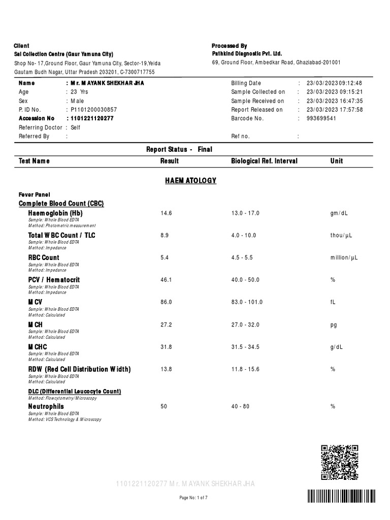 FrmPatientViewAllReport - 2023-03-23T181412.229 | PDF | Medicine | Blood