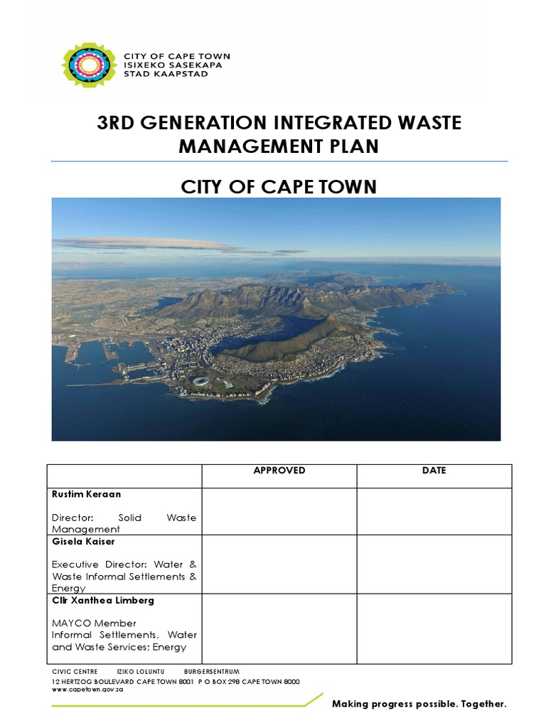 Integrated Waste Management Plan | PDF | Waste | Waste Management