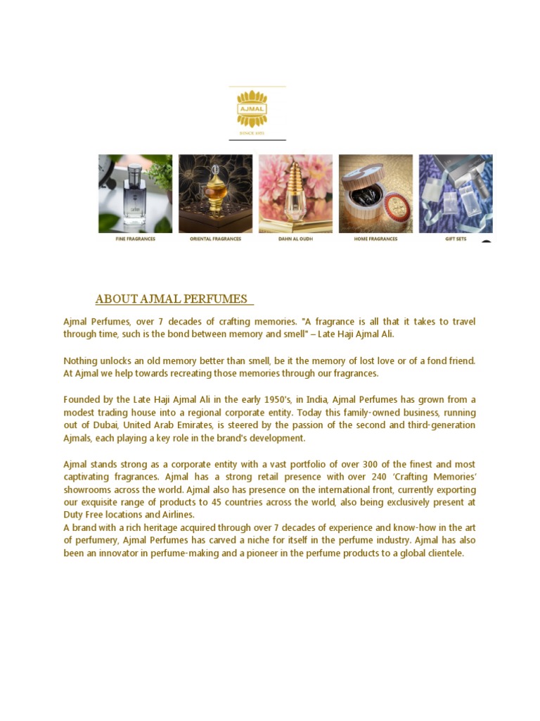 About Ajmal Perfumes | PDF | Debits And Credits | Retained Earnings