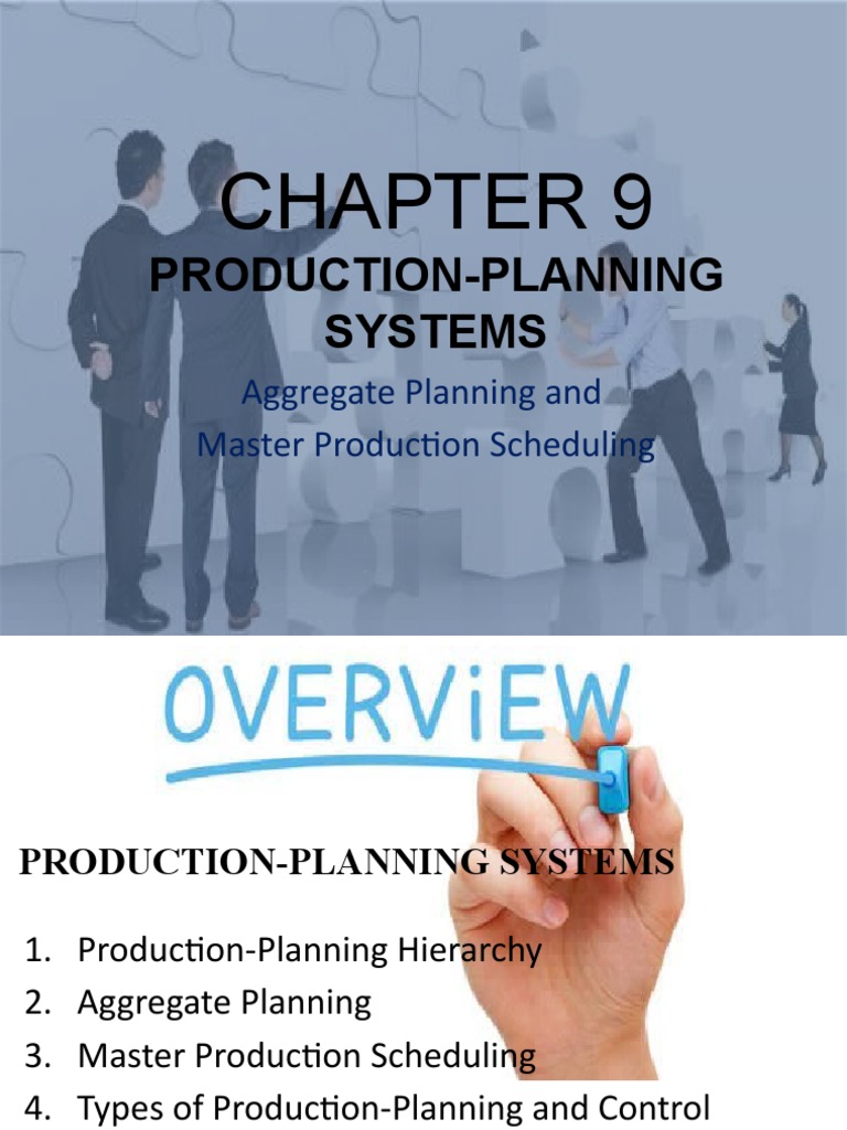 Chapter 9 Production-Planning Systems | PDF | Aggregate Demand | Scheduling (Production Processes)