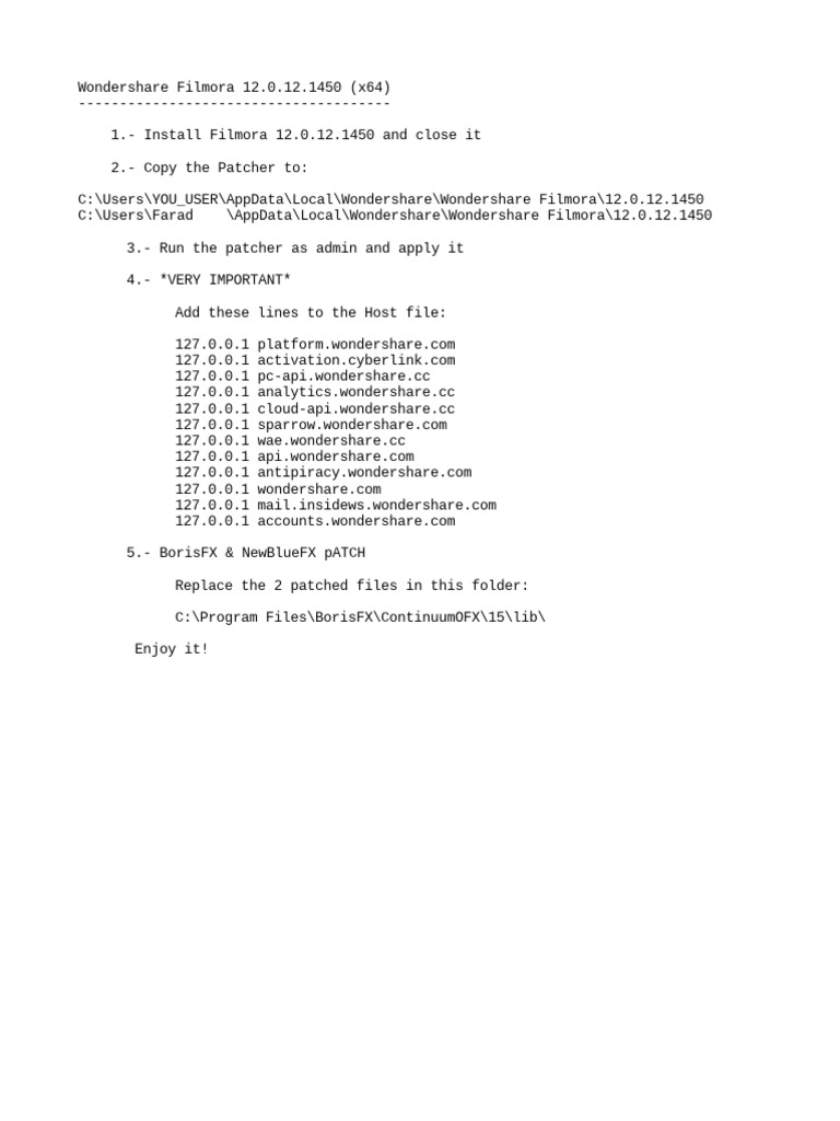 Read Me (How To Install) | PDF