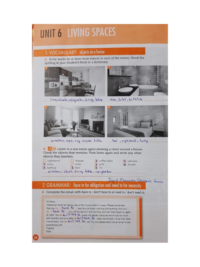 Woorkbook Unit 6 Level 8 | PDF