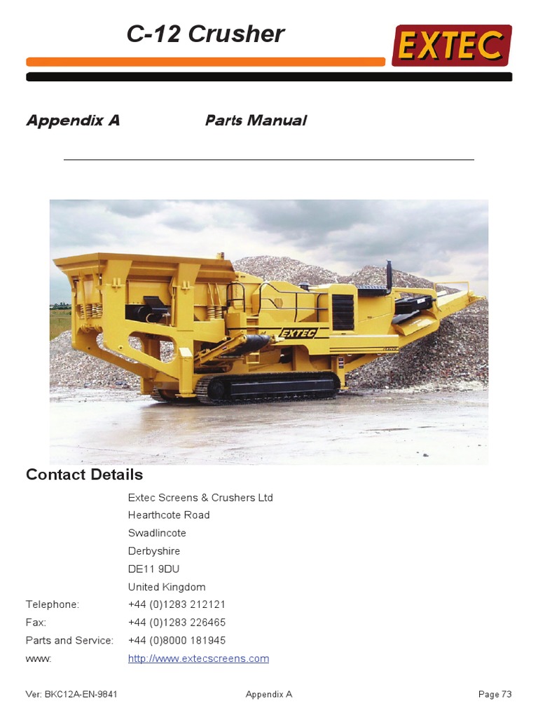 C12 Parts Manual - Deutz Engine | PDF | Vehicle Technology | Vehicles