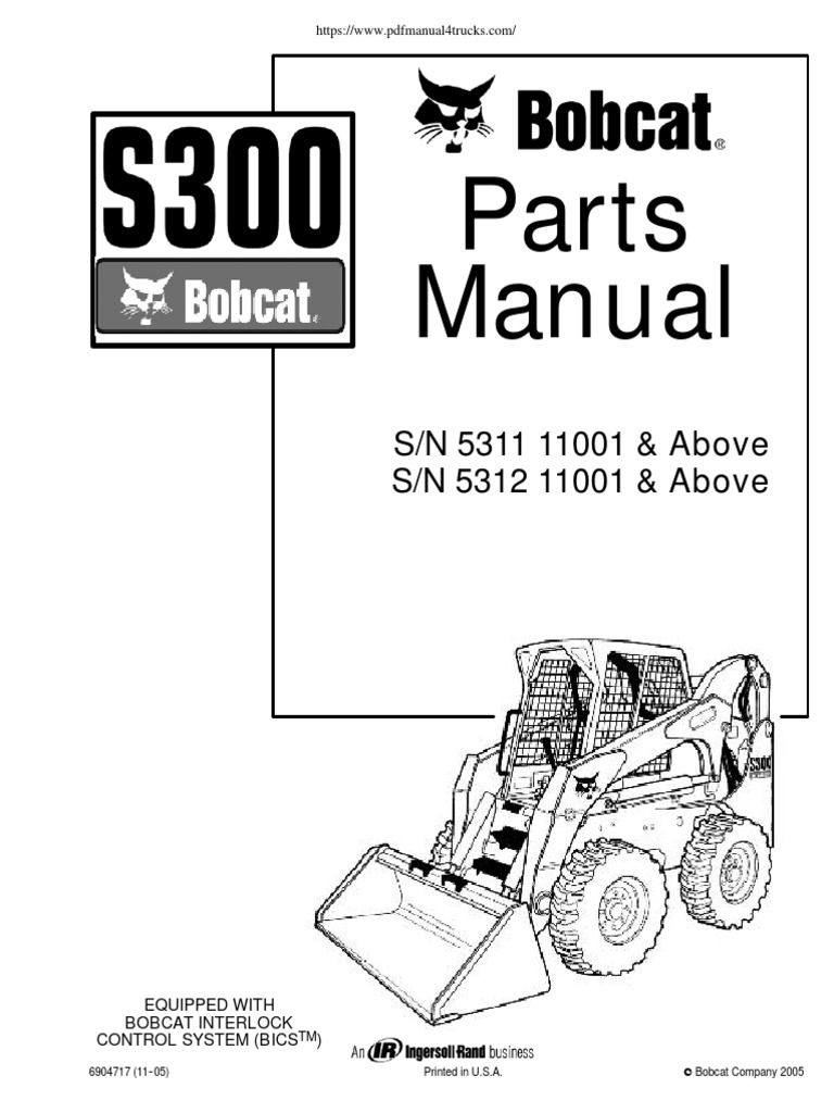 Bobcat S300 Parts Manual | PDF | Internal Combustion Engine | Engines