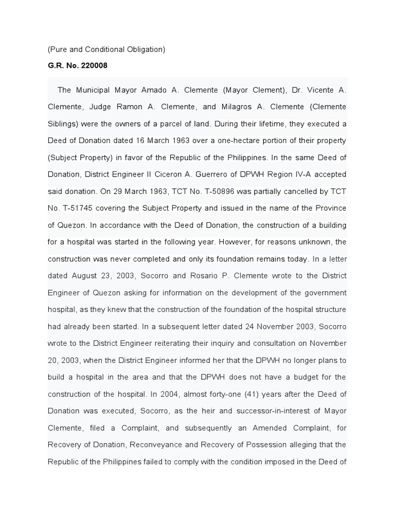 Pure and Conditional Obligation | PDF