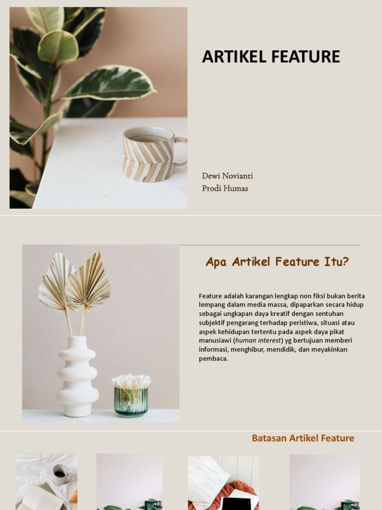 Panduan Menulis Artikel Feature | PDF | Fiksi Umum