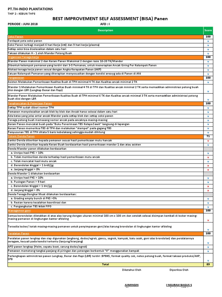 Form Indeks BISA | PDF