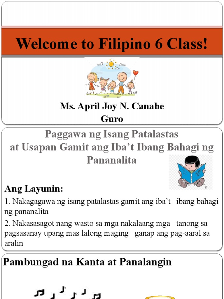 Filipino 6 Lesson 20 | PDF