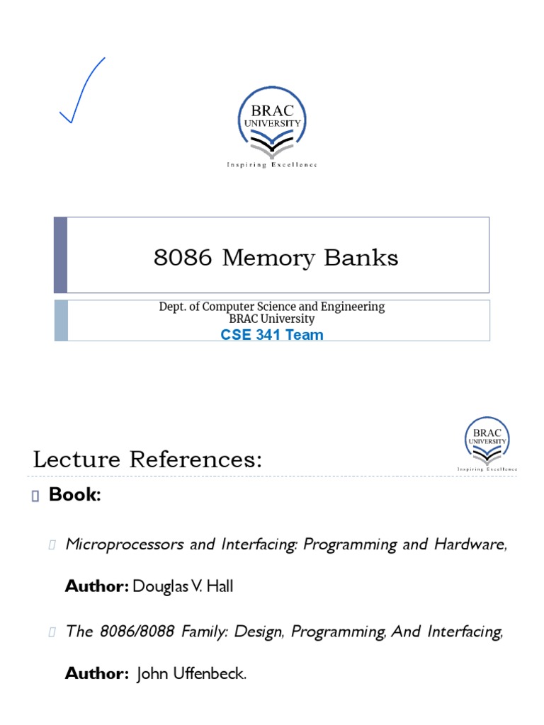 8086 Memory Banks & Addressing | PDF