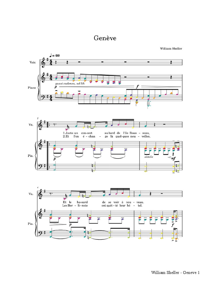 William Sheller - Geneve | PDF