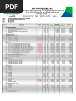 Sample Quotation For AC | PDF | Pipe (Fluid Conveyance) | Air Conditioning