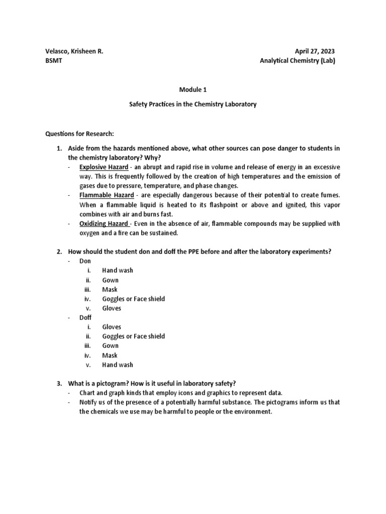Lab Module 1 | PDF | Science & Mathematics | Technology & Engineering