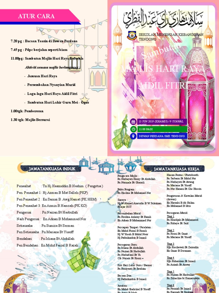 Buku Program HARI RAYA 2019 | PDF