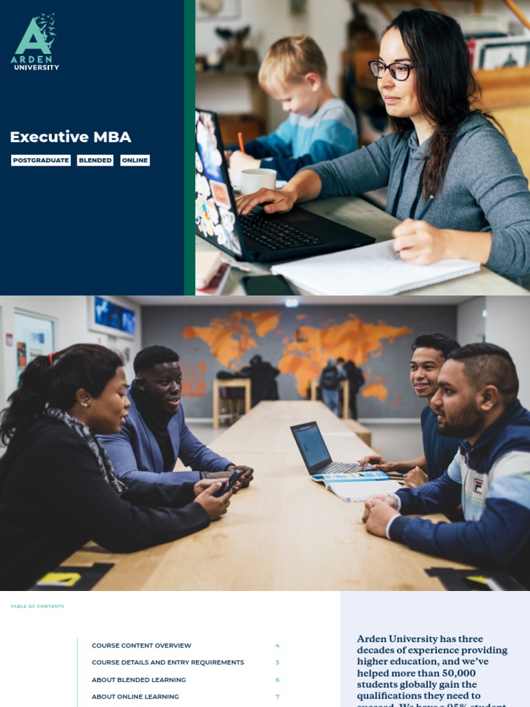 Arden University Executive MBA Overview | PDF | Analytics | Leadership