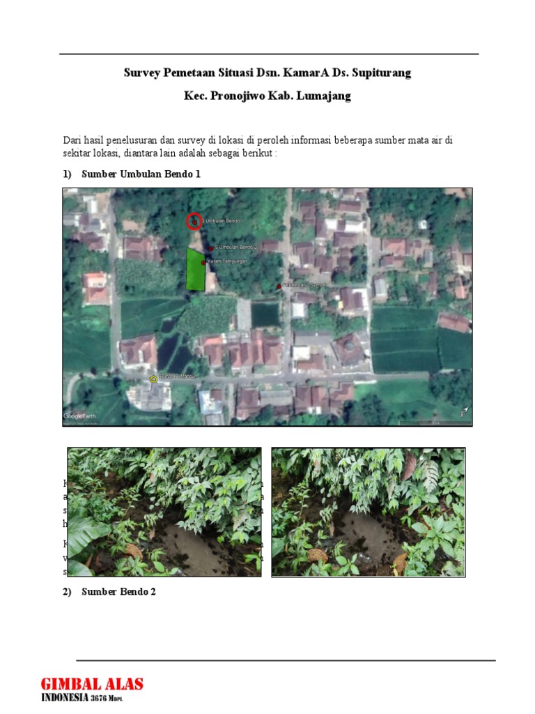 Survey Pemetaan Situasi DSN | PDF