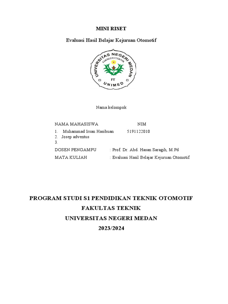 Mini Riset | PDF | Karier & Perkembangan