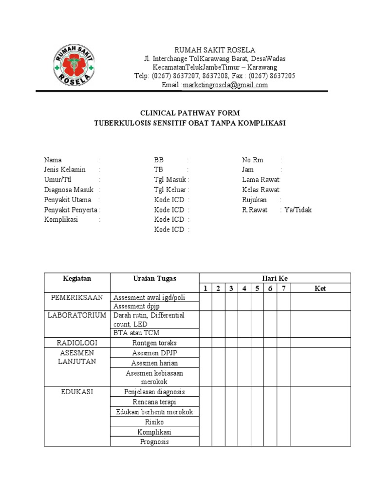 Clinical Pathway TB | PDF