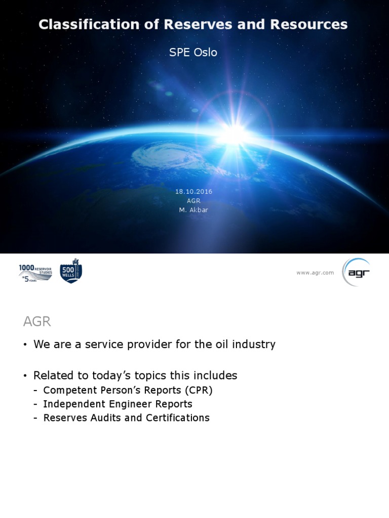 Classification of Reserves and Resources | PDF | Hydrocarbons | Petroleum