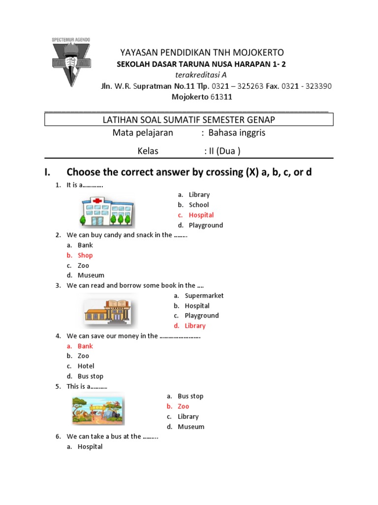 Latihan Soal SSG 2022-2023 Kelas 2 | PDF