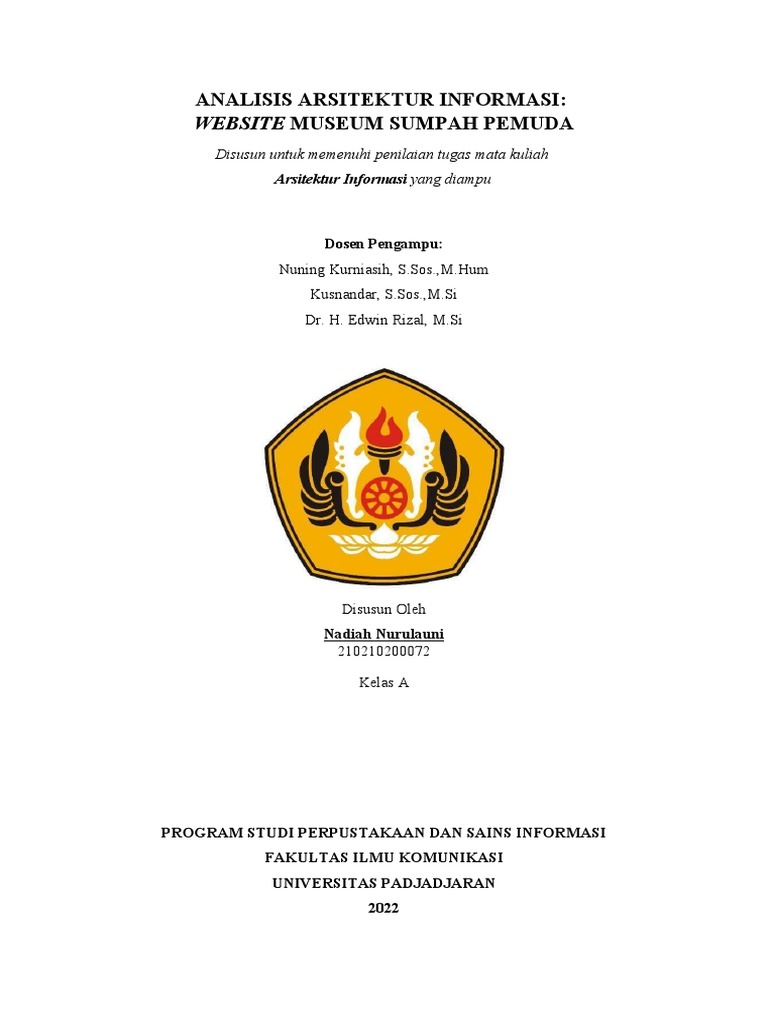 Analisis Arsitektur Informasi | PDF