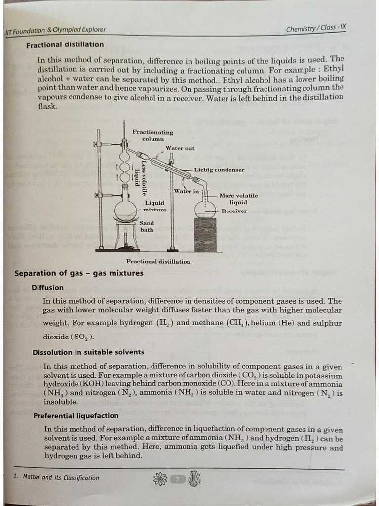 IIT Foundation Class 9 Chemistry | PDF