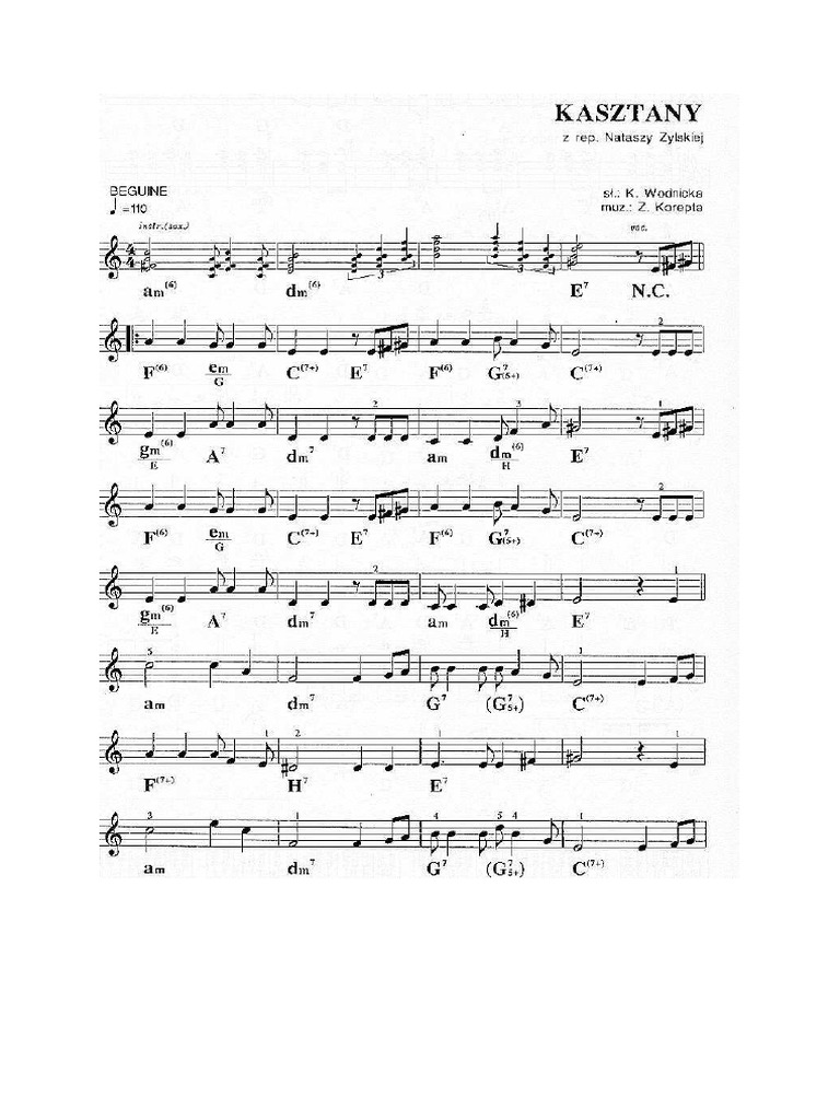 Nuty - Kasztany | PDF